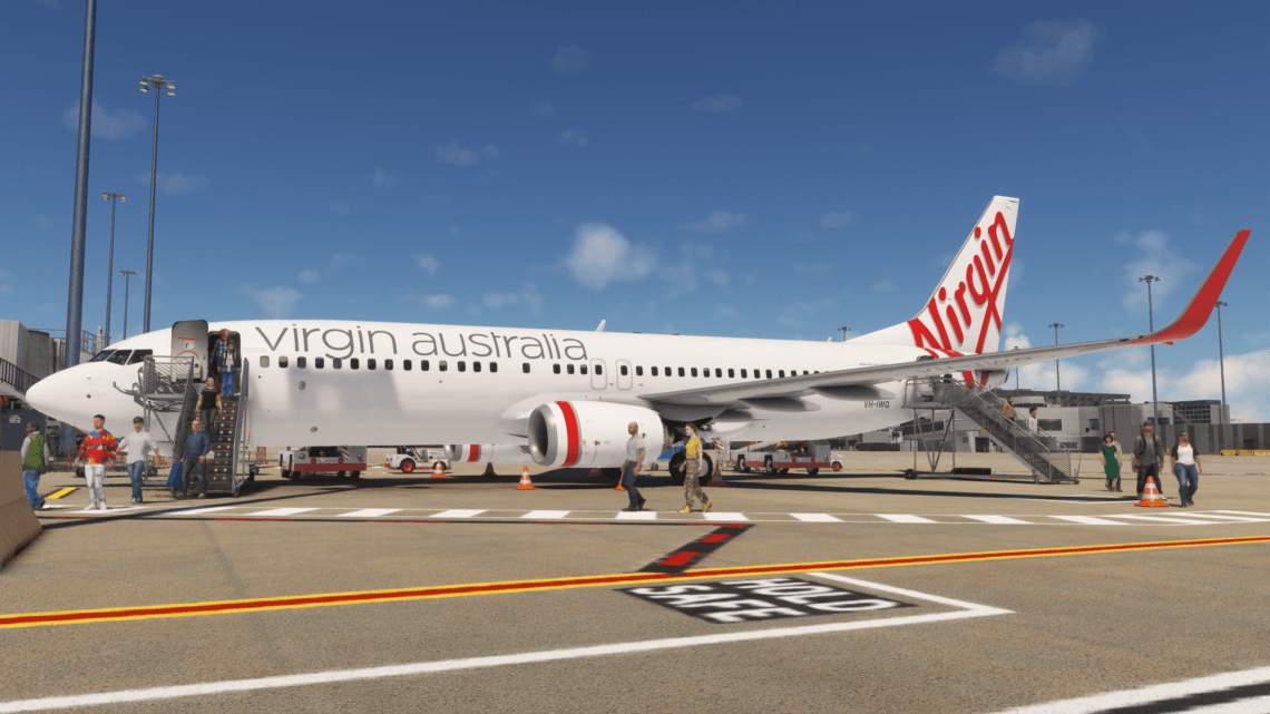 Australian Passenger Stairs GSX Pro Microsoft Flight Simulator ...
